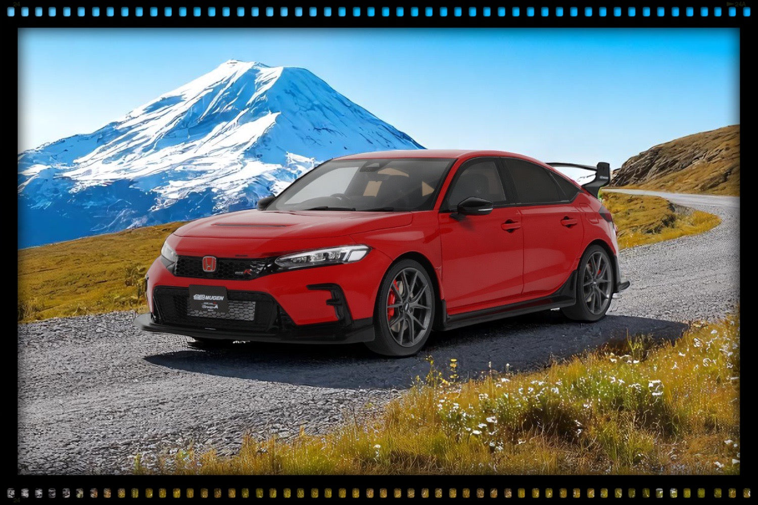 Honda CIVIC TYPE R FL5 MUGEN RALLYE RED R513 2024 OTTOmobile 1:18 ...